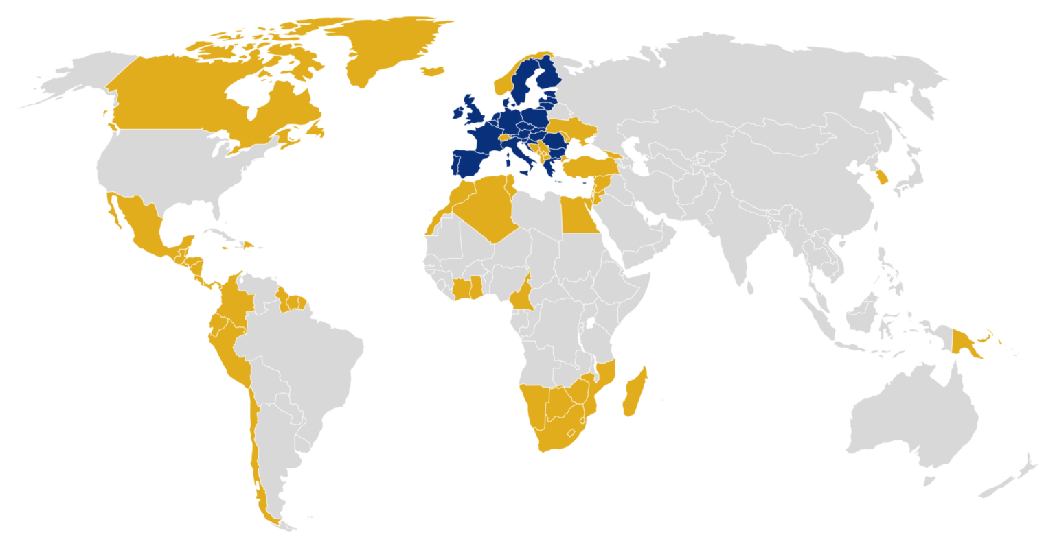 Diagonal Cumulation in international Trade in Goods